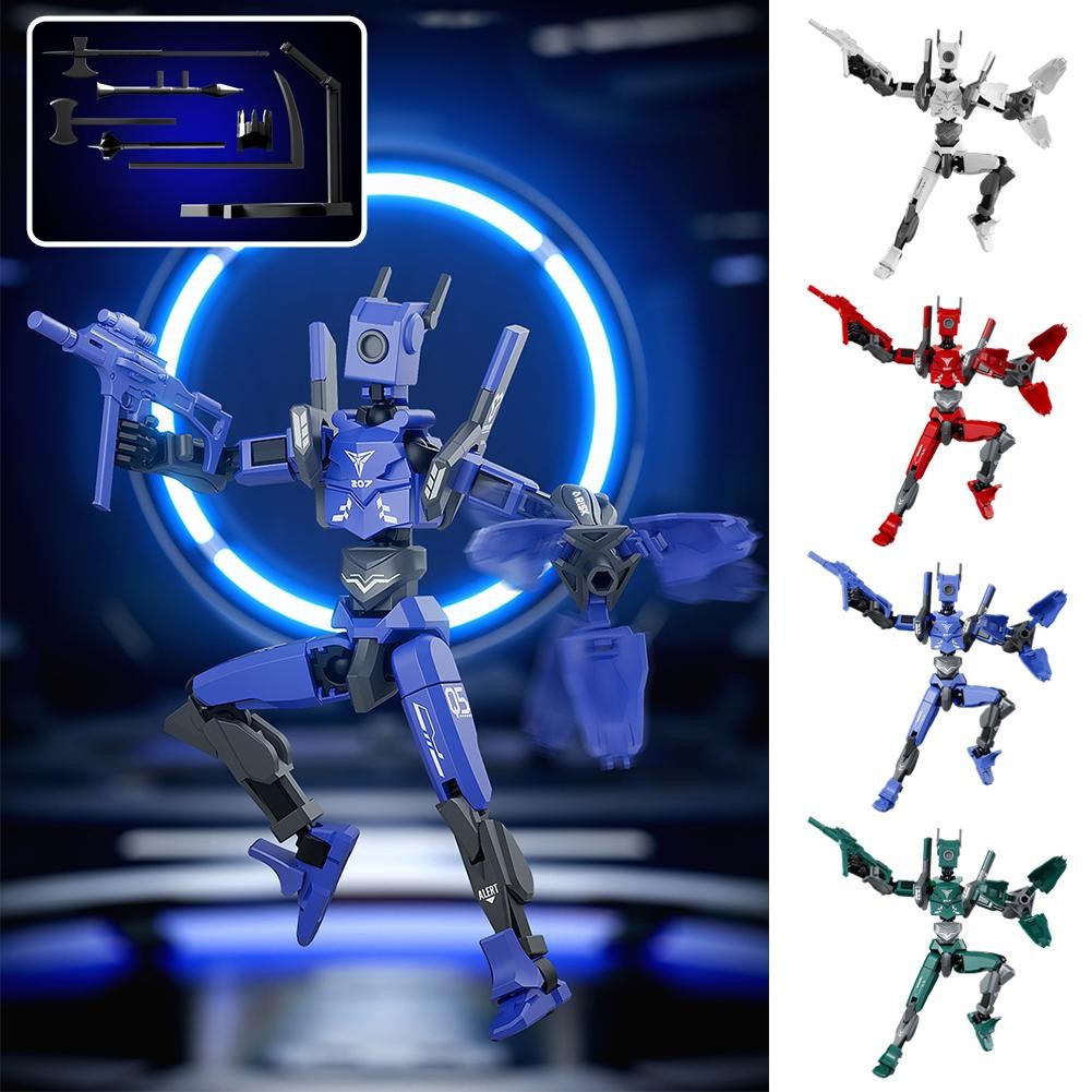 Better_Life Cool Mech Joint Doll Toy Diy Assembly Robot Multi Movable ...