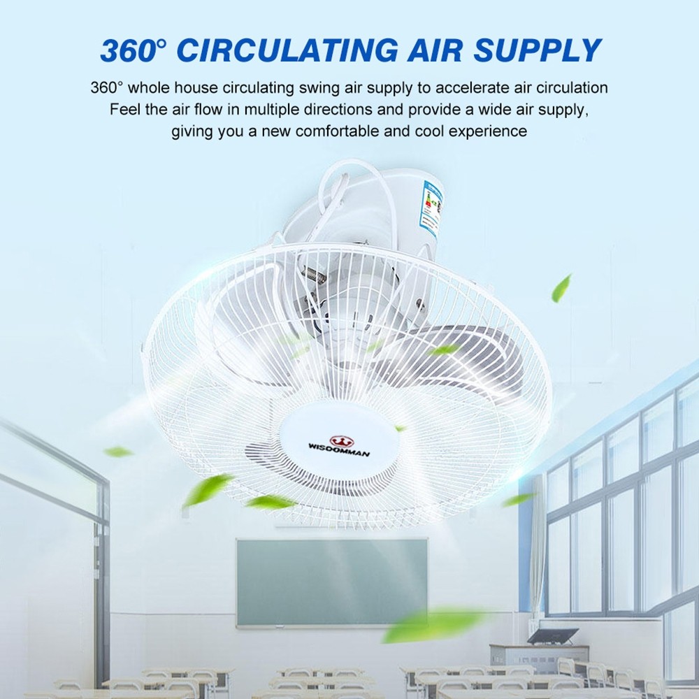 WISDOMMAN Orbit Fan Ceiling Fan Seiling Fan Shaking Head Ceiling ...