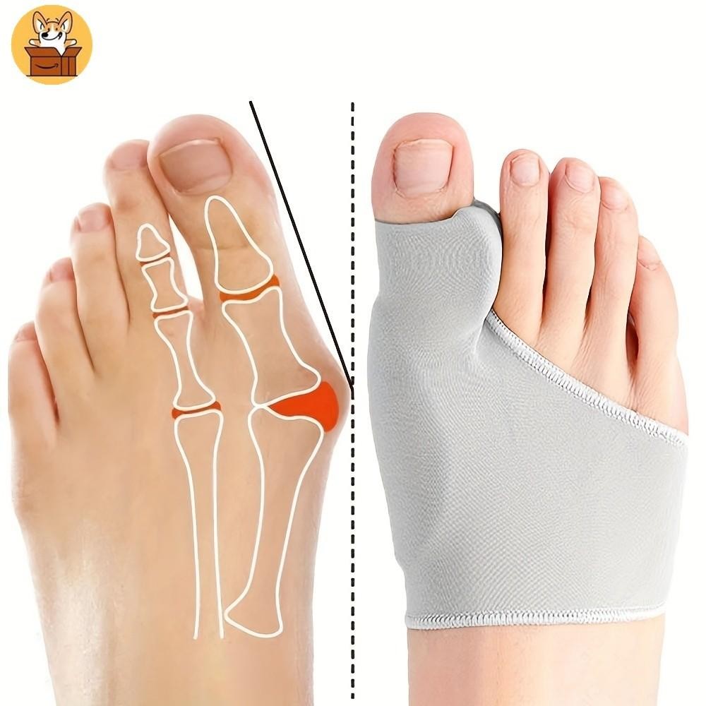 【Am-az】1 Pair of Soft Foot Correction Covers - Big Toe Splitter for ...