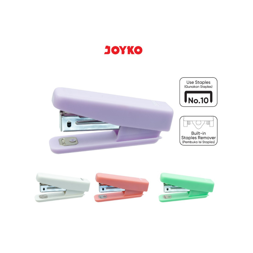 (GET 1 PCS) STAPLER Joyko PASTEL ST-22 / Joyko HD-10 PASTEL Snap ...