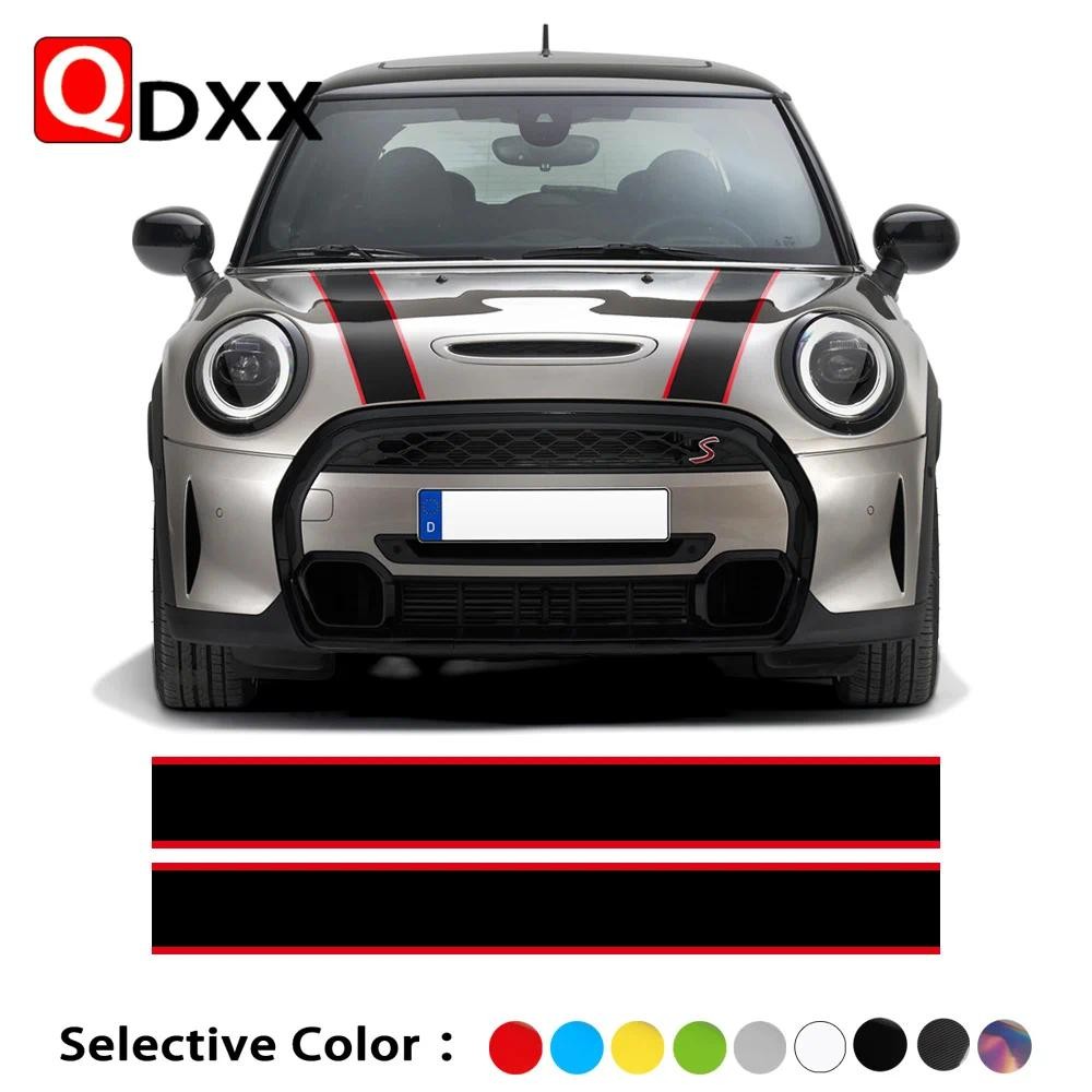 Car Hood Decal Engine Cover Rally Line Bonnet Stripe Sticker For MINI ...