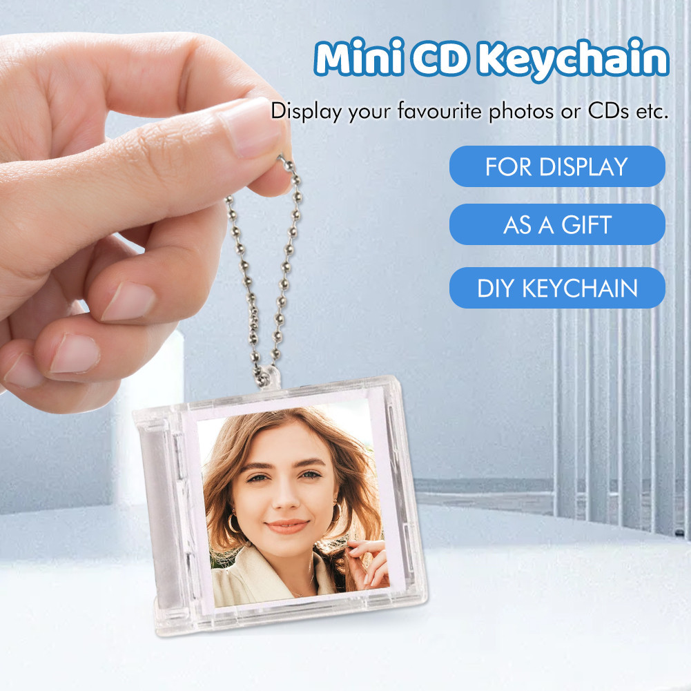 SSS Mini CD Case Pendant CD Player Shaped For DIY Keychain Peripheral ...