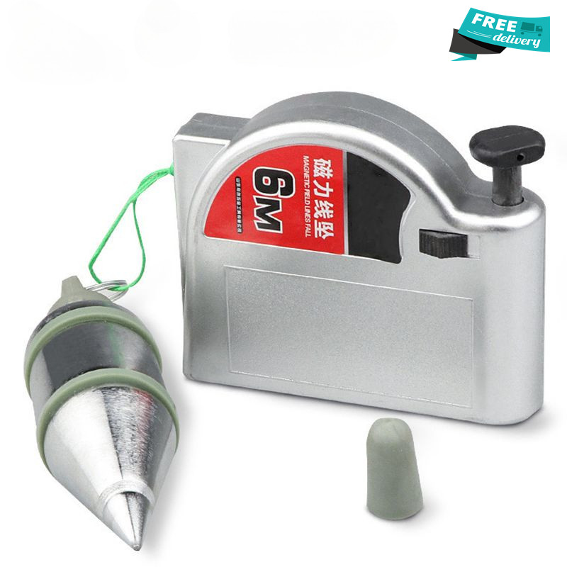 6M x 400G Magnetic Plumb Bob (PROFESSIONAL) supper strong magnetism ...