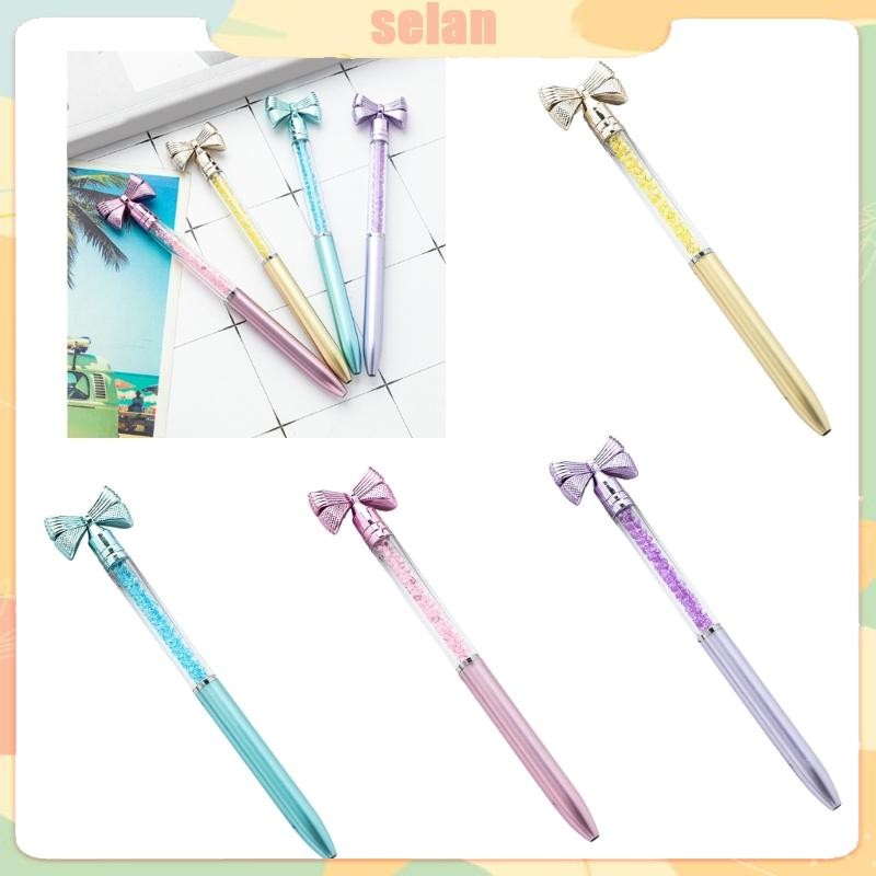 SEL 5Pcs Ballpoint Pen Twist to Open Close 1 0MM Tip Ballpoint Pen for ...