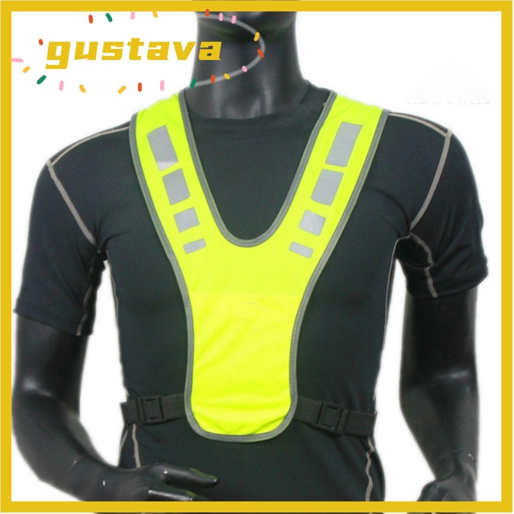 GUSTAVA Safety Vest, High Visibility Safety Traffic Motorcycle Safety ...