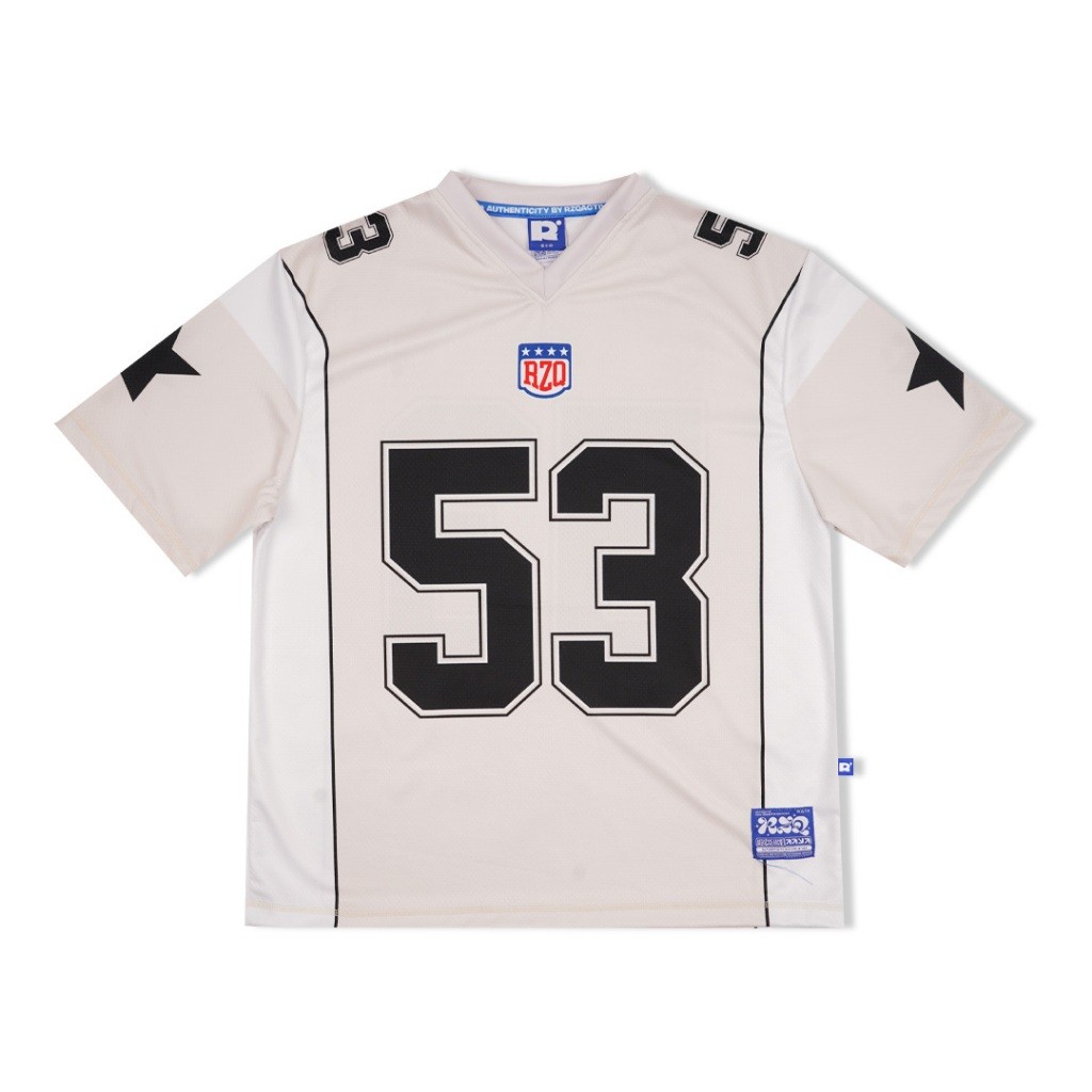 RZQ / Identity 53 / Streetwear / Jersey / Oversize / Boxy Fit / Retro ...