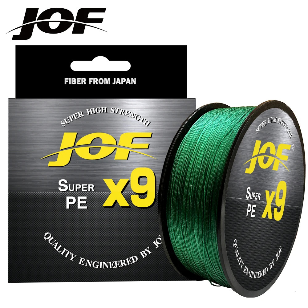 JOF 9 Strands Fishing Line NEW Braided PE for Lake Sea 100M 100% ...