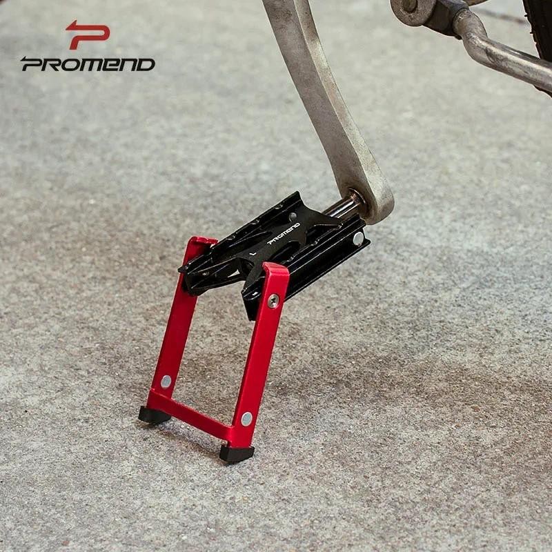 Promend Bike Pedal Support Kickstand Fold Bike MTB Pedal Aluminum Metal ...