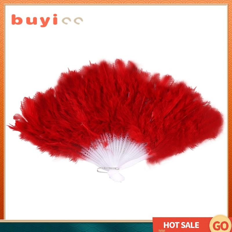 【Buyi00】LADIES FAN 1920s BURLESQUE FANCY DRESS COSTUME ACCESSORY - Red ...