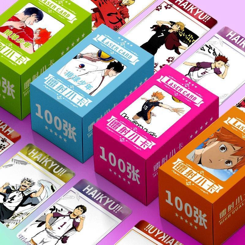 Haikyuu!! - LOMO Cards (100 Unique Cards) Anime Merchandise Photocards ...