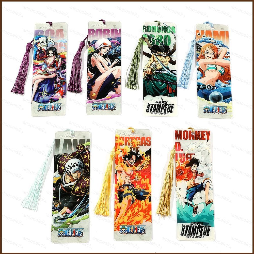 Kira One Piece Anime Acrylic Tassels Bookmark Gift For Kids Souvenirs ...
