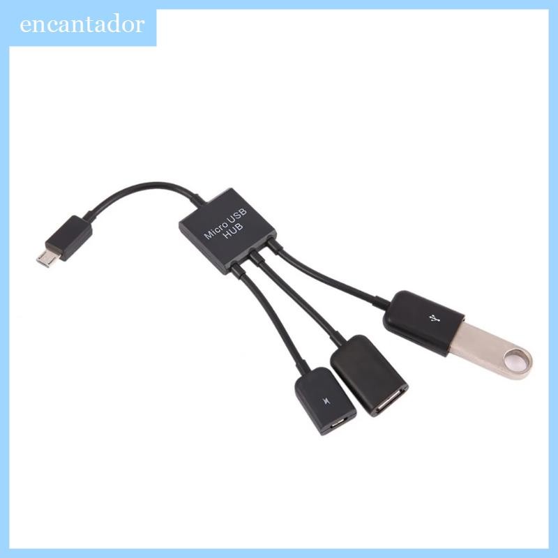 EC Type-C Cable 3 In 1 Micro USB 2 0 Port Power-Charging OTG Hub Cable ...