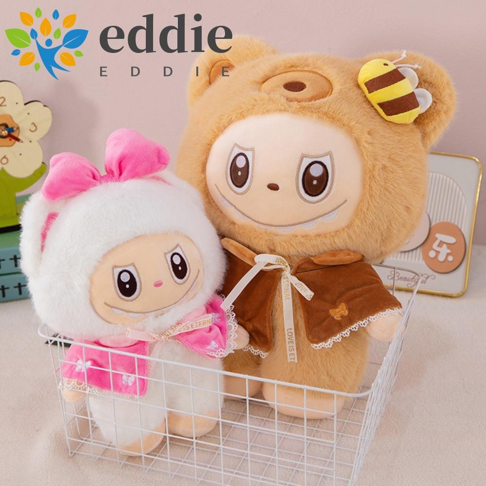 26EDIE Bowknot Labubu Plush Doll, Lace Cape Bear Labubu Plush Toy ...