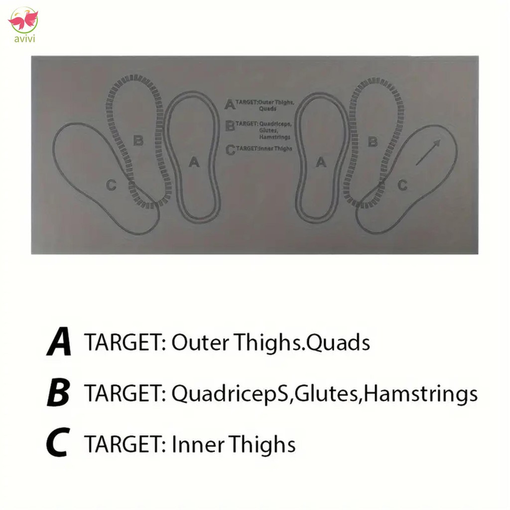 Squat Step Positions Knee Matmsquat Mat Training Gluteal Muscle Pad for ...