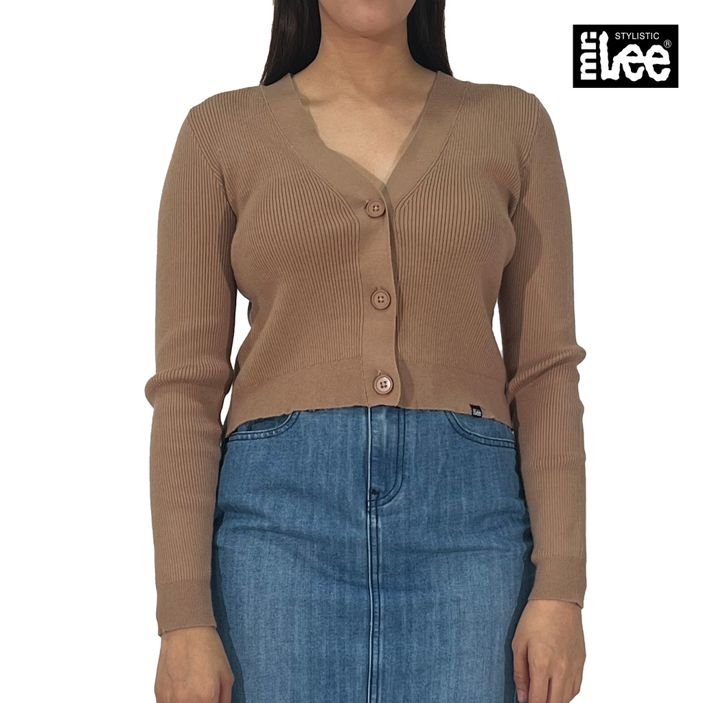 Stylistic Mr. Lee Ladies Basic Jacket Boxy Fit 175310 (Brown) | Shopee ...