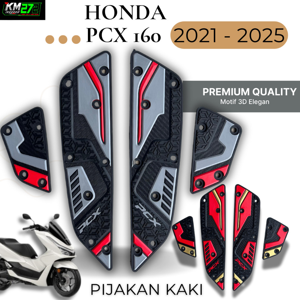SANRIRINTOJAYASHOP Motorcycle Carpet Pcx 160 OLD 2021 - 2024 / Footrest ...