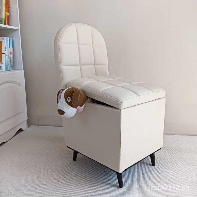 Multifunctional Storage Chair with Backrest and Wheels for Small Spaces ...