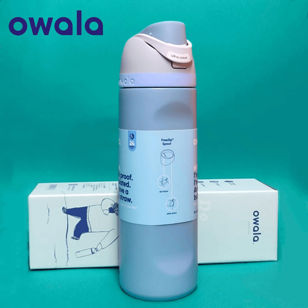 Owala Stainless Steel Water Bottle 24oz/32oz - Spill-Proof Lid, Carry ...