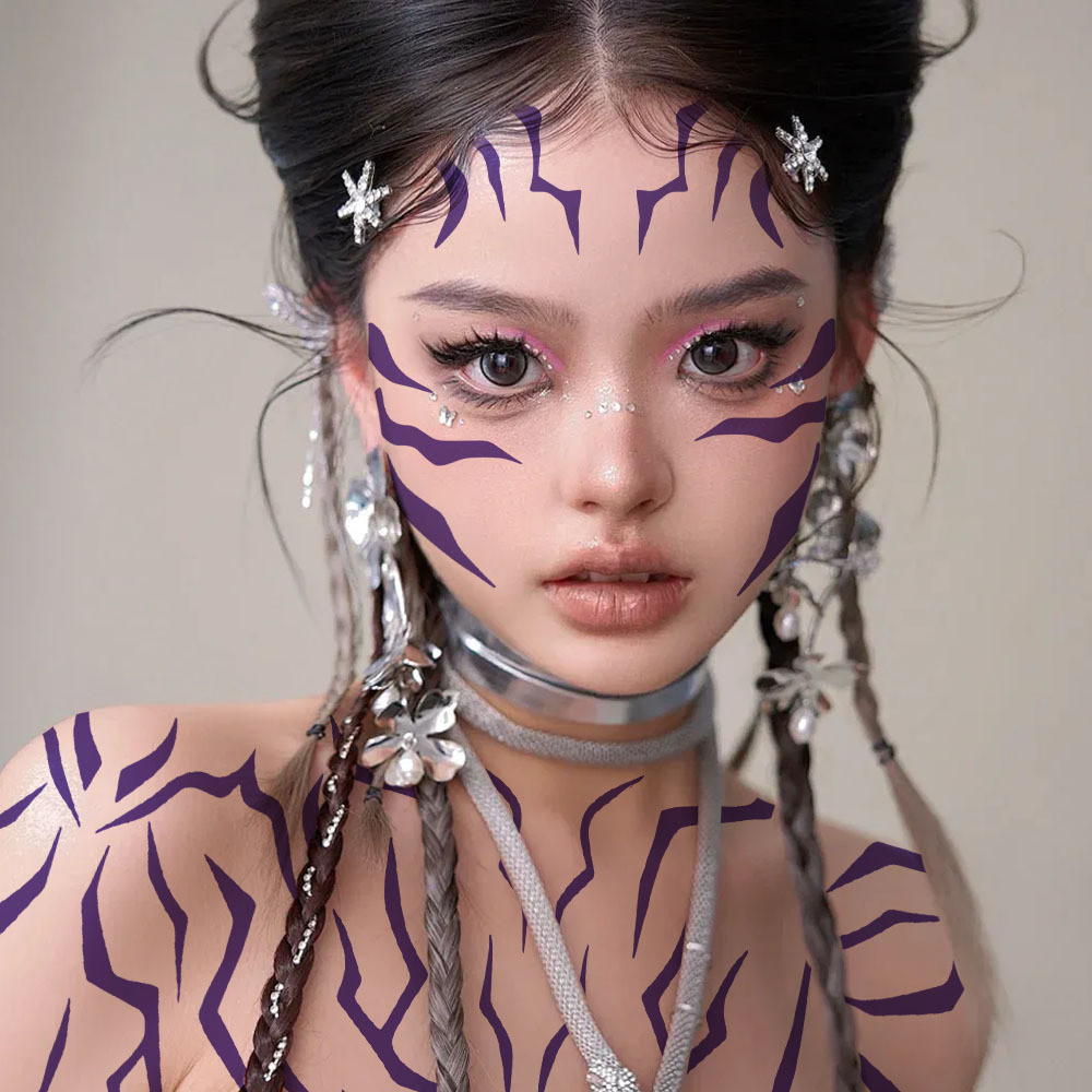 Witch Hunter Group Tattoo Stickers Rumii Cosplay Lightning Demon Hunter ...