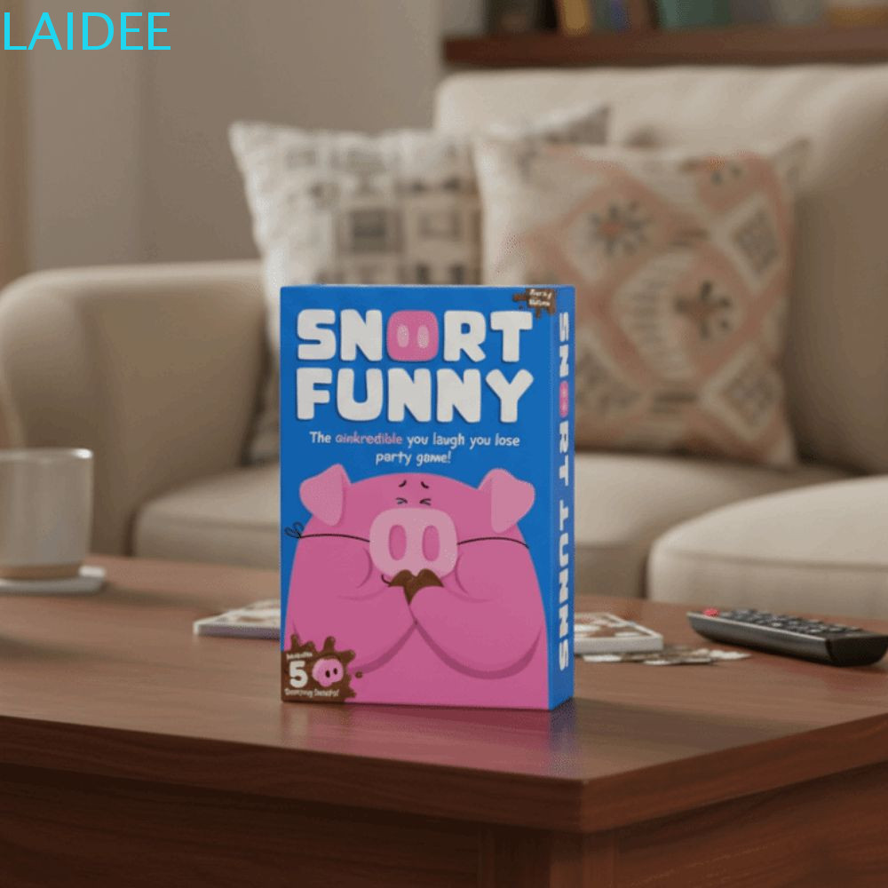 LAIDEE Pig Snorts-Funny Family Games, Early Educational Challenge Cards ...