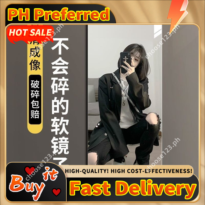 [Lucky Mirror]Acrylic soft mirror Wall self-adhesive wall mirror ...