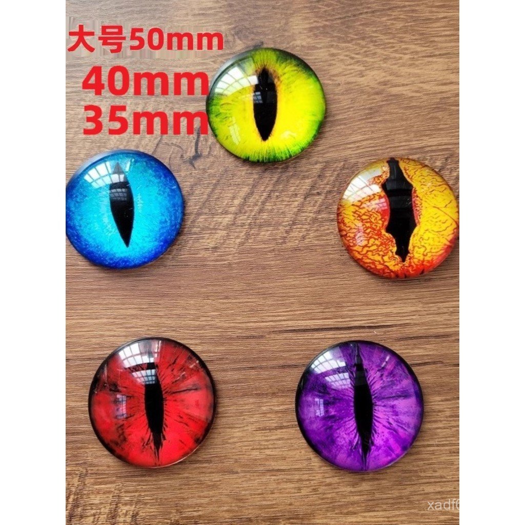 Big Eye Eye Patch Toy Model Glass Beads Twist Stick Dinosaur Specimen ...