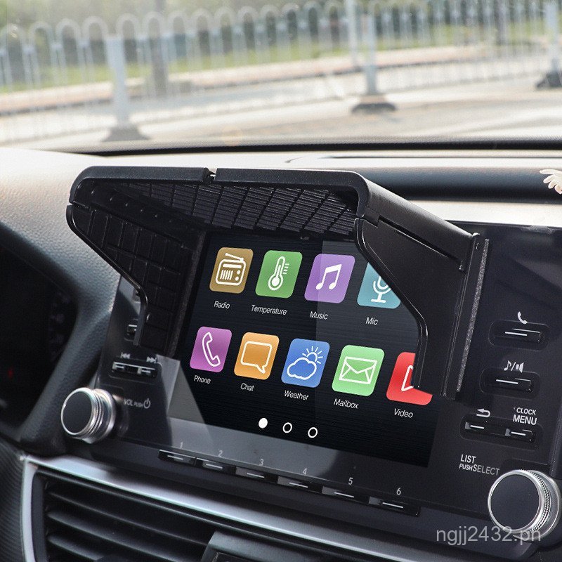 Sun Visor Central Control Display Car Interior Screen Navigation Light ...