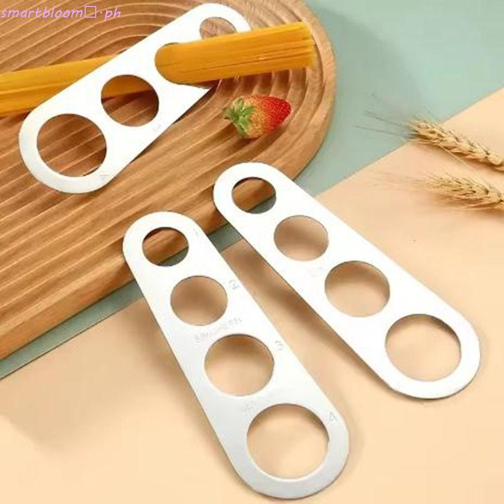 SMARTBLOOM Spaghetti Measurer, 4 Holes Stainless Steel Pasta Measuring ...