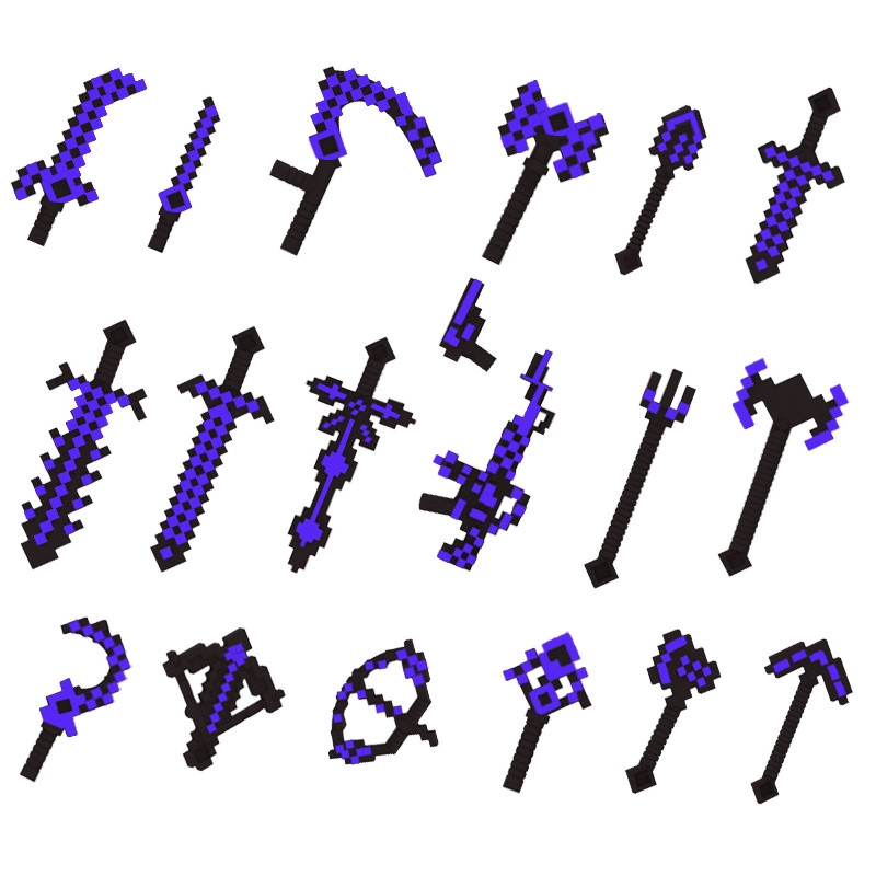 2025 New Style Minecraft Full Set Minifigure Weapon Pack Annoying ...