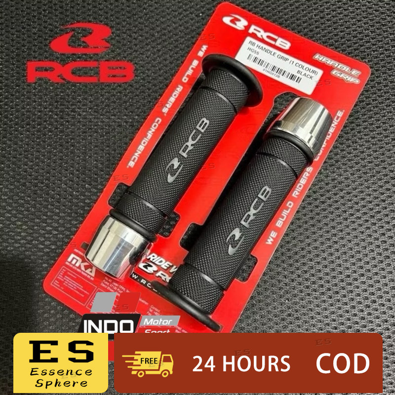 RCB ORIGINAL HANDGRIP HG55 + PCX CHROME JUMBO UNIVERSAL HANDLEBAR TRACK ...