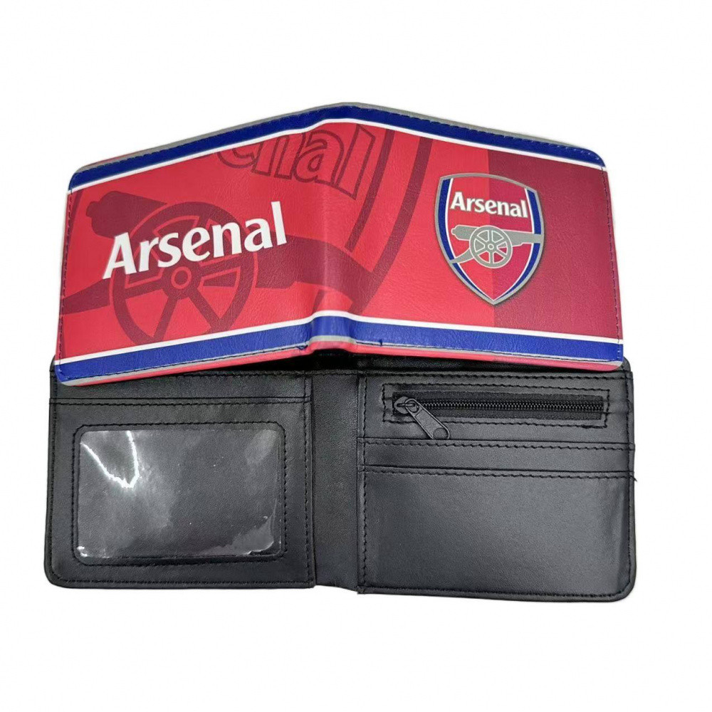 PU Leather Bifold Football Club Arsenal Gunners Faith Companion-Print ...