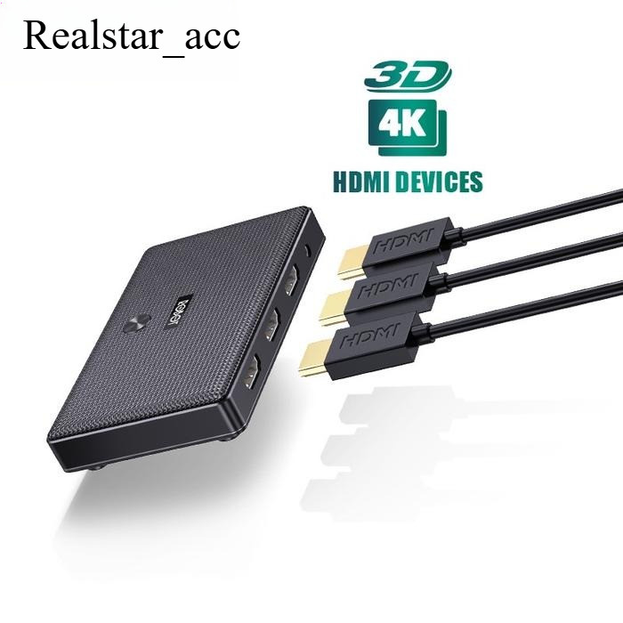 ROBOT HM203 HDMI Splitter 1 in 2 Out Split Screen 4K ORIGINAL PRODUCT ...