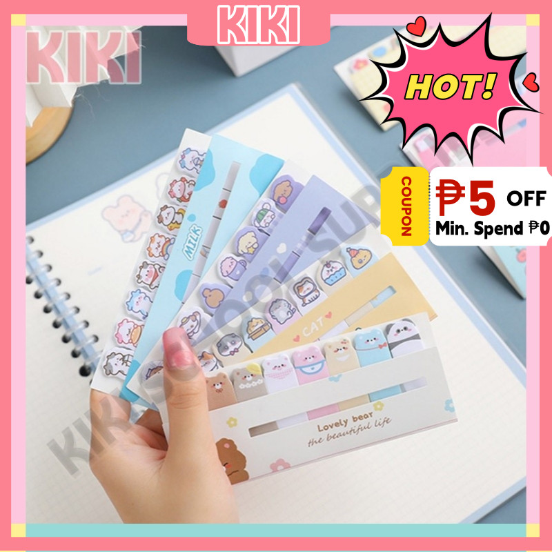 KK 120 Sheets Cute Cartoon Animal Sticky Notes Memo Label Sticker ...