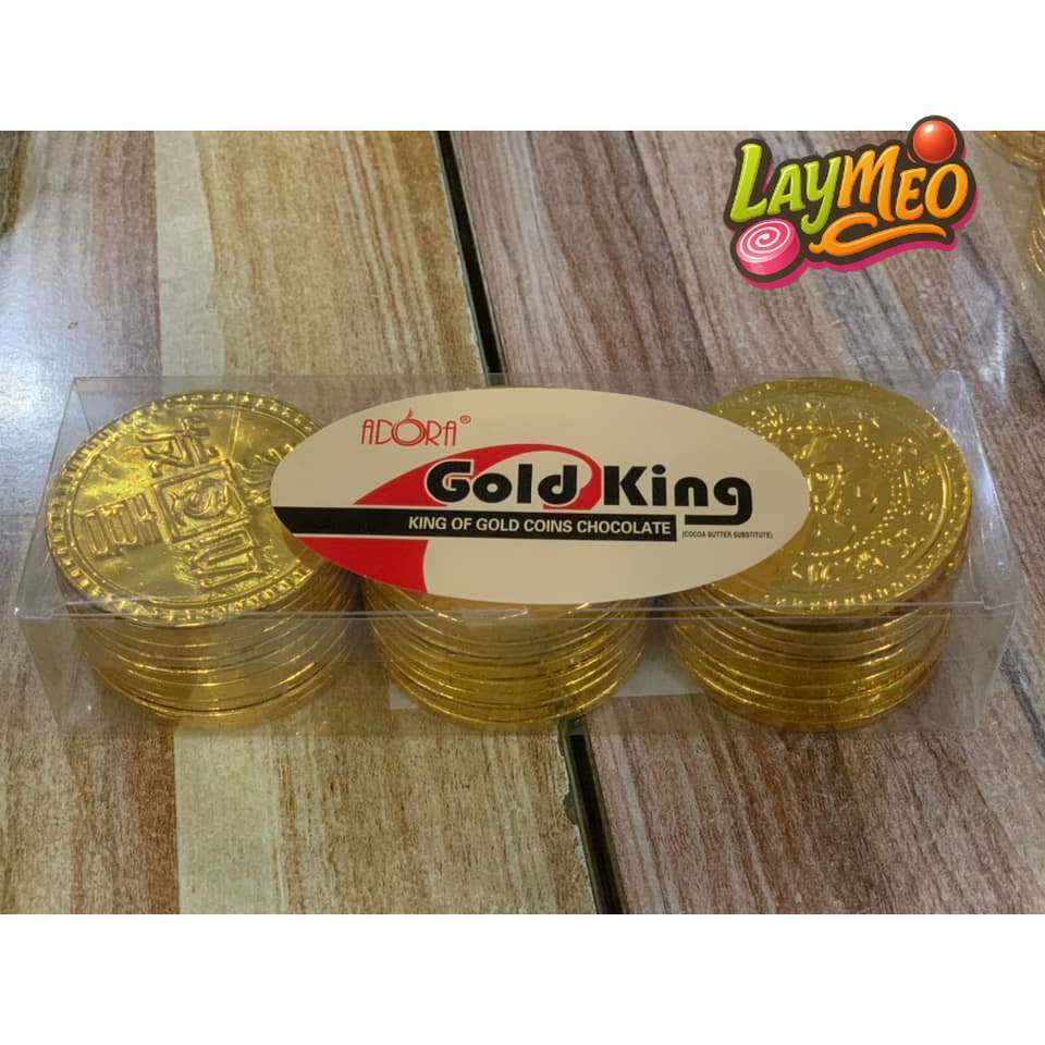 Gold King Big Coins box chocolate coins(6.7cm*30pcs) | Shopee Philippines