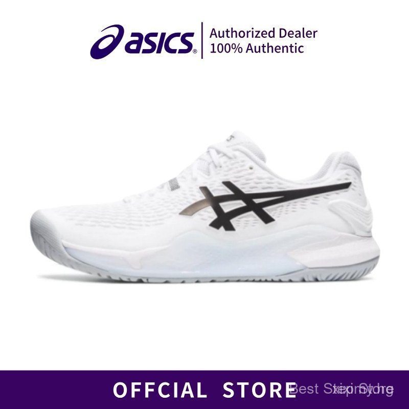 GEL-Res9 White Black Men' And Women's Low Cut Professional Tennis Shoes ...