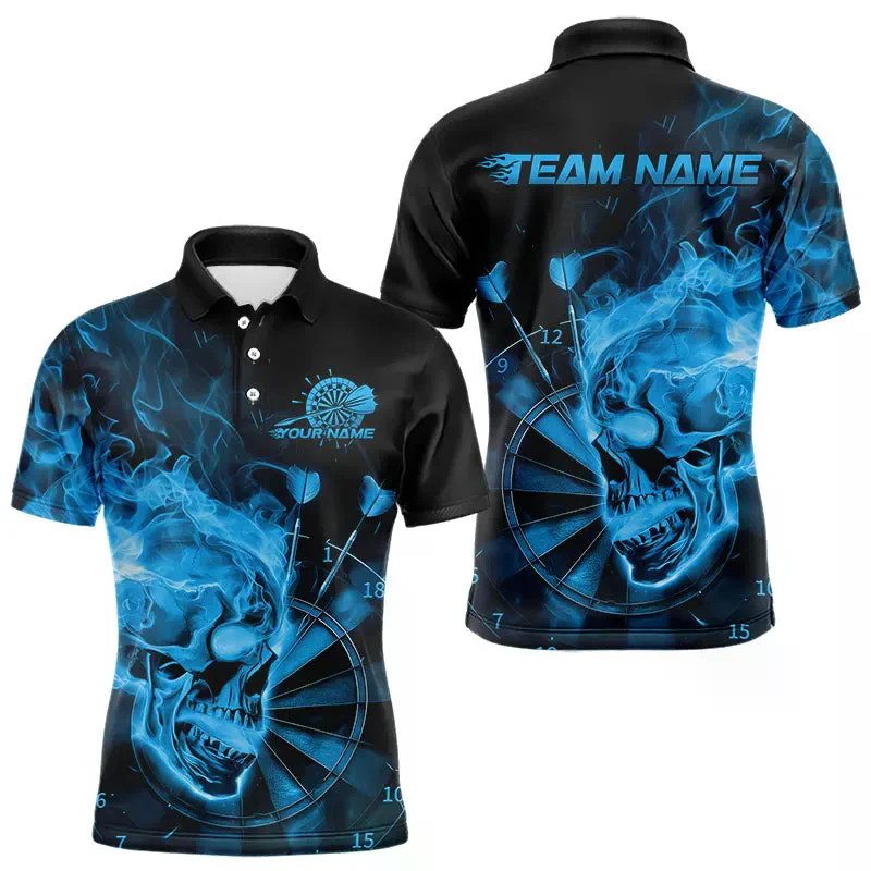 Fashion Darts Graphic Polo Shirt Custom Name Team Name Personalization ...