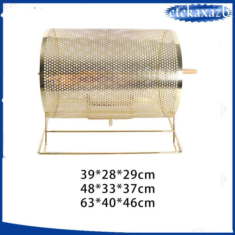[etekaxazb] Metal Raffle Drum Professional Lottery Rotate Drawing with ...