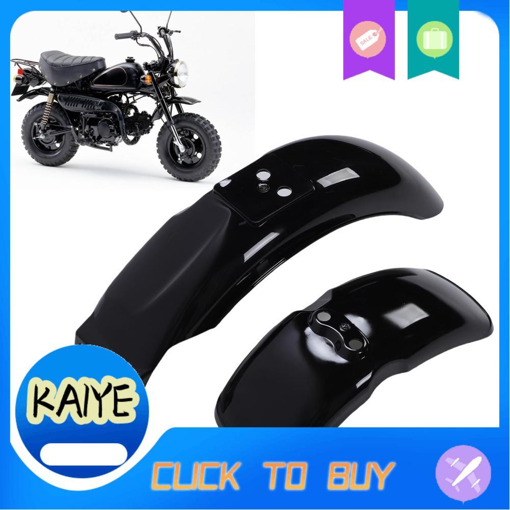 kaiye 8in 10in Wheels Gloss Black Mudguard Set High Strength ABS ...