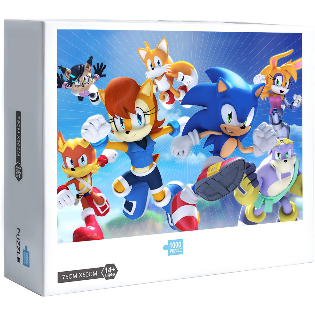 New Sonic the Hedgehog 300 500 1000 Pieces Jigsaw Puzzle Home ...