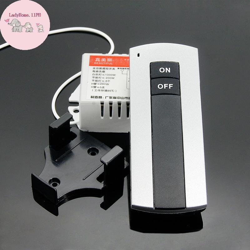 LadyHome 1 Channel ON/OFF 220V Digital Wireless Remote Control for ...