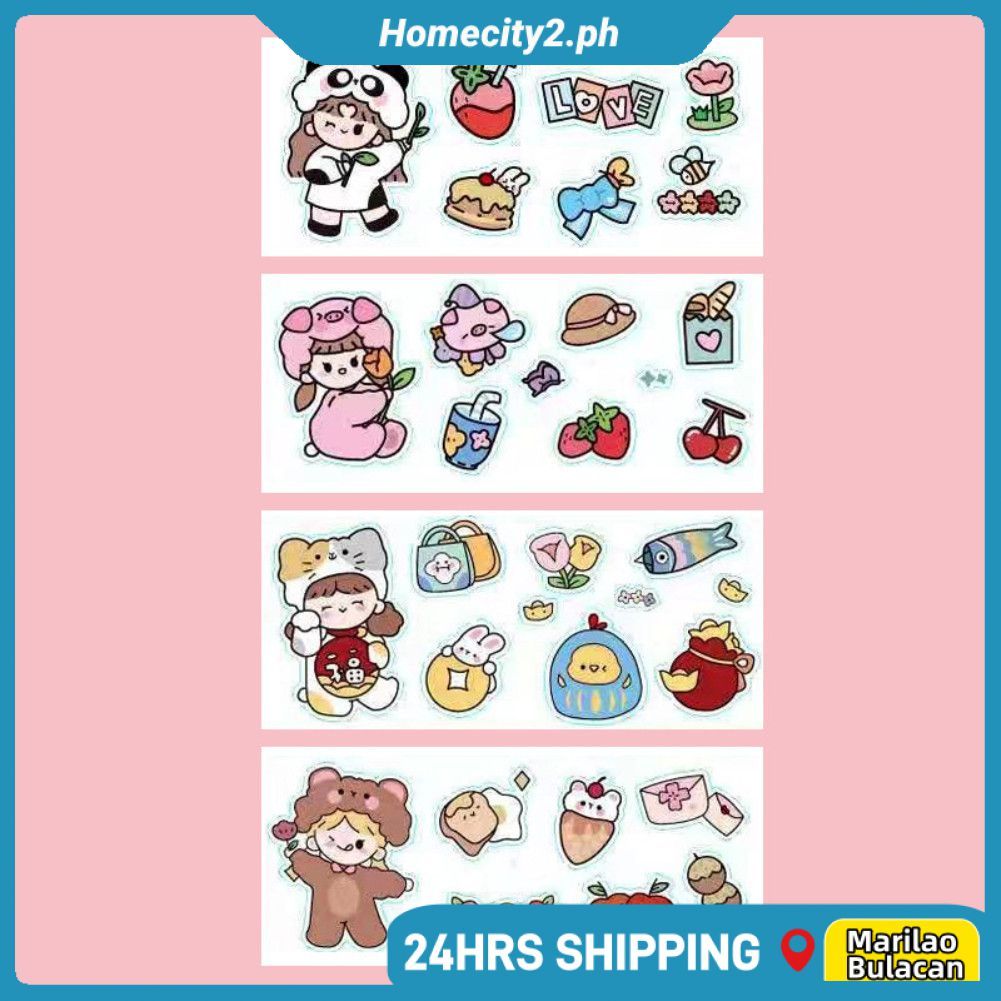 3D stickers for cups, cute cartoon decorative stickers. 【PH LOCAL ...