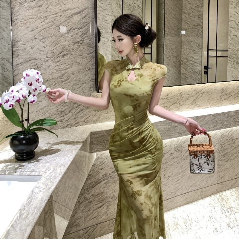 Chinese Retro Chinese Style Narrow Waist Slimmer Look Temperament ...