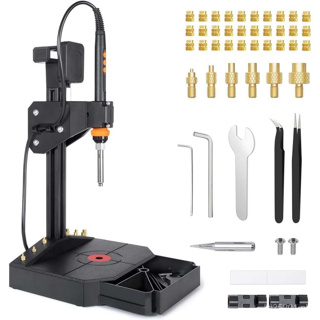 Vertical Heat Set Insert Tool Pressing Machine with 90W Soldering Iron ...