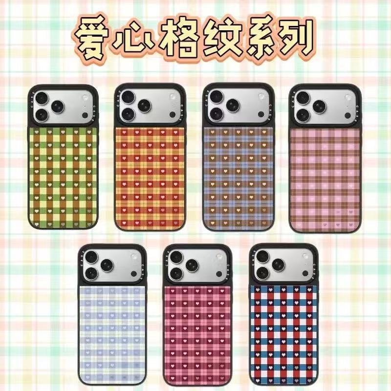 Classic plaid pattern Mirror Casing For Samsung A05 A05S A06 A07 A12 ...