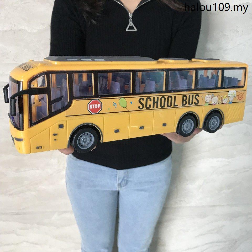 Children Electric Wireless Remote Control Bus Touring Bus School Bus ...