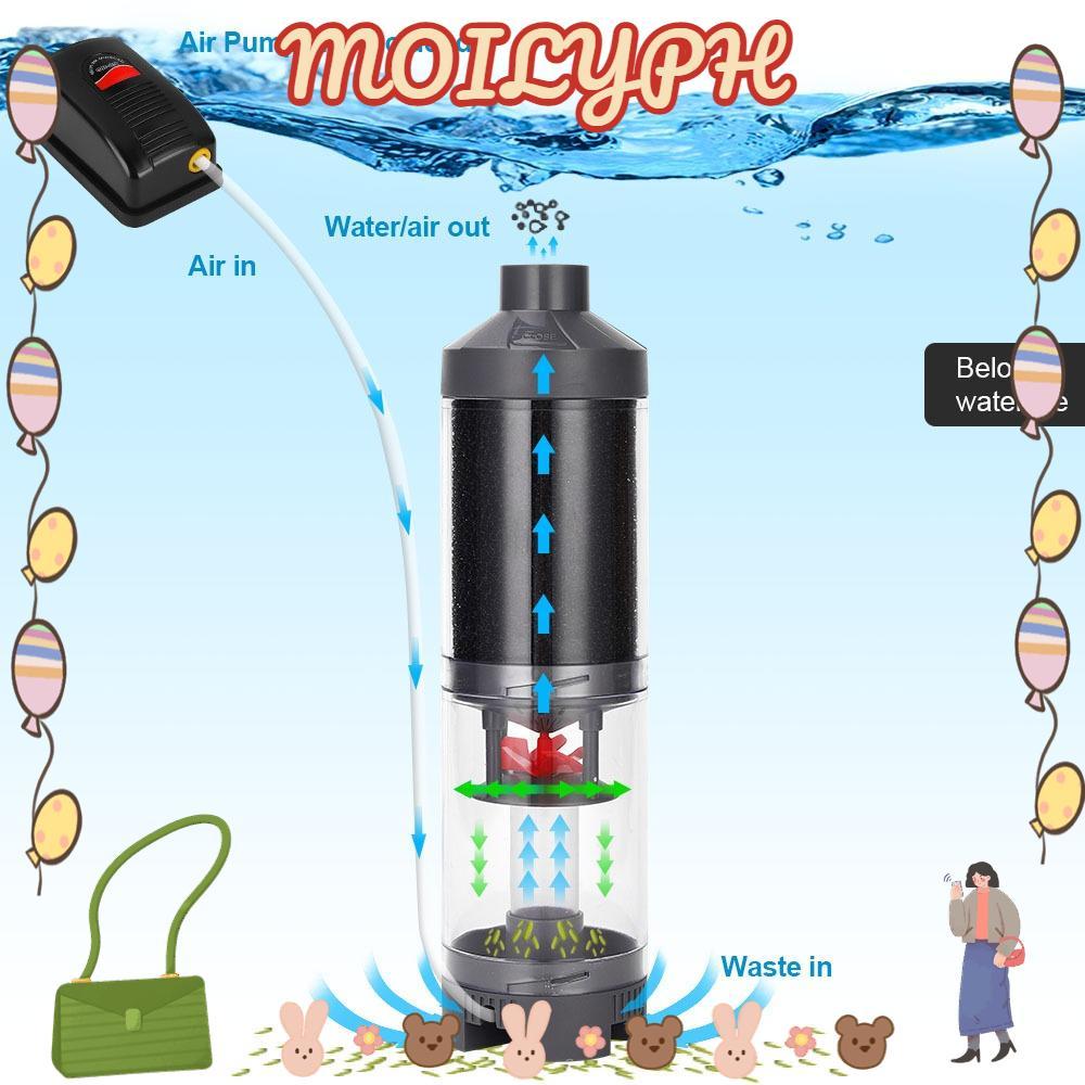 MOILYGOODS Fish Poop Collector, Removable Ultra-Quiet Fish Poop Stool ...