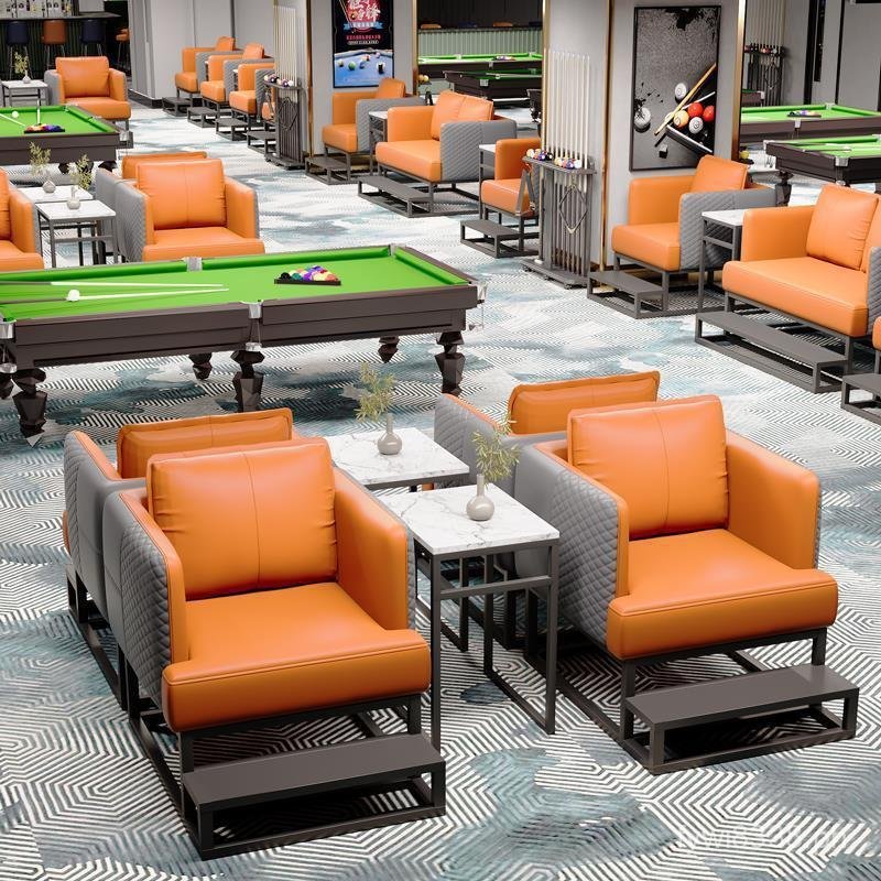 Rest Area Table and Chair Billiard Hall Table Tennis Hall Leisure Sofa ...
