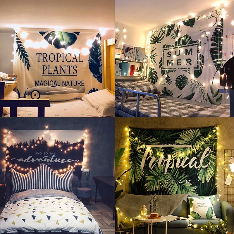 Tapestry Landscape Background Wall Nordic Style Large ins Rui Wallpaper ...