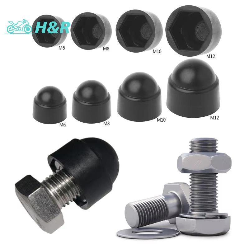 Conbole 10Pcs M4 M5 M6 M8 M10 M12 Bolt Nut Dome Protection Caps Covers ...