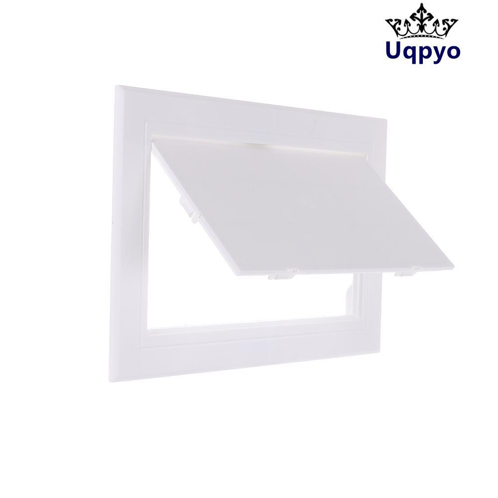 UQPYO Opening Flap Cover Plate, White Plastic Access Panel Door, Door ...